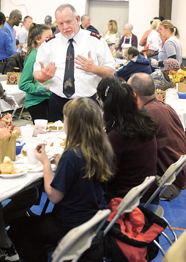 Giving thanks: Parkersburg Salvation Army hosts annual dinner | News ...